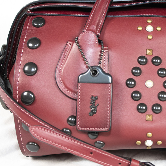 Coach | Bags | Wine Coach 941 Badlands Western Theme Satchel | Poshmark